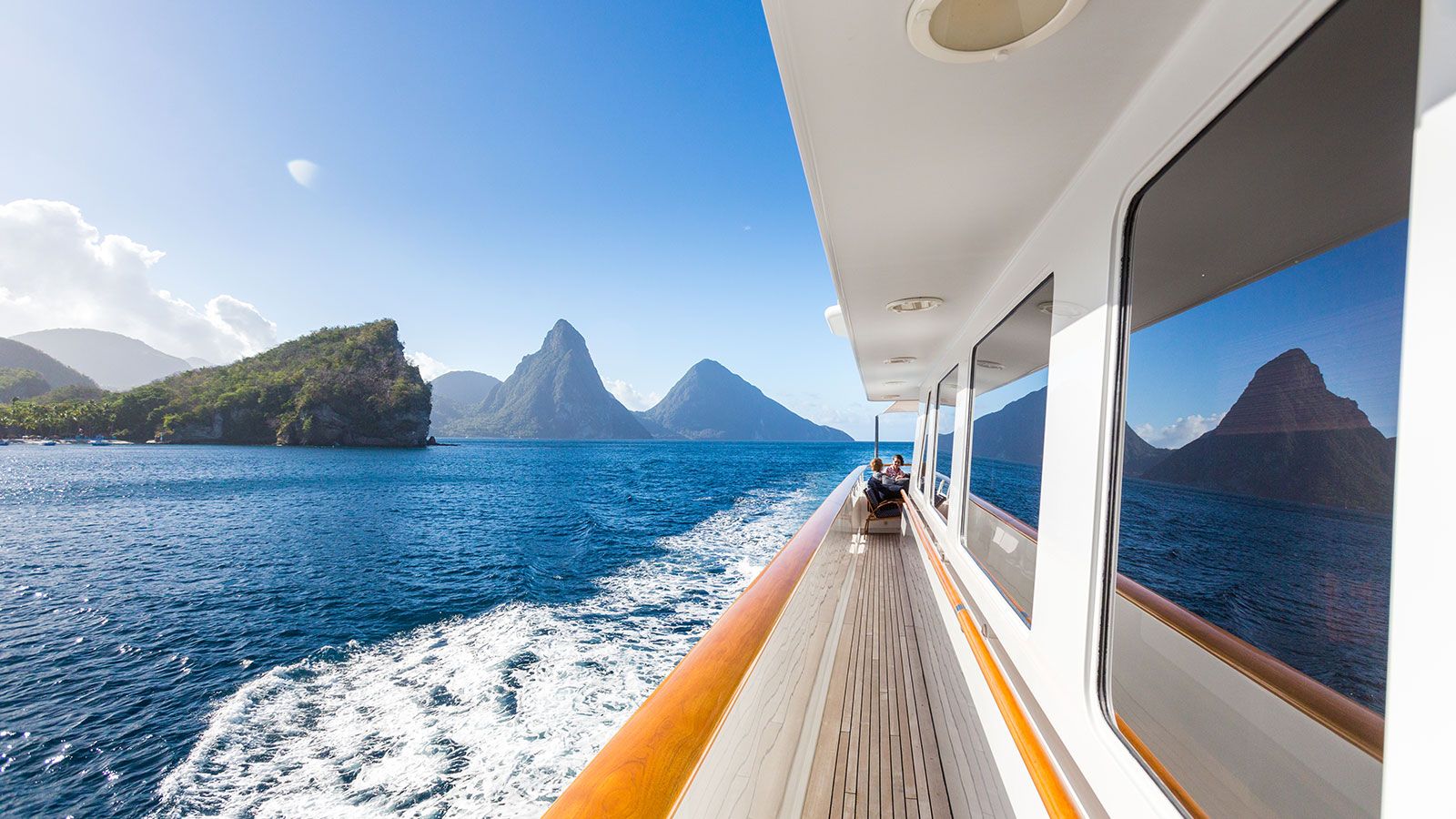 An Island of Riches: On board Lady J in St Lucia